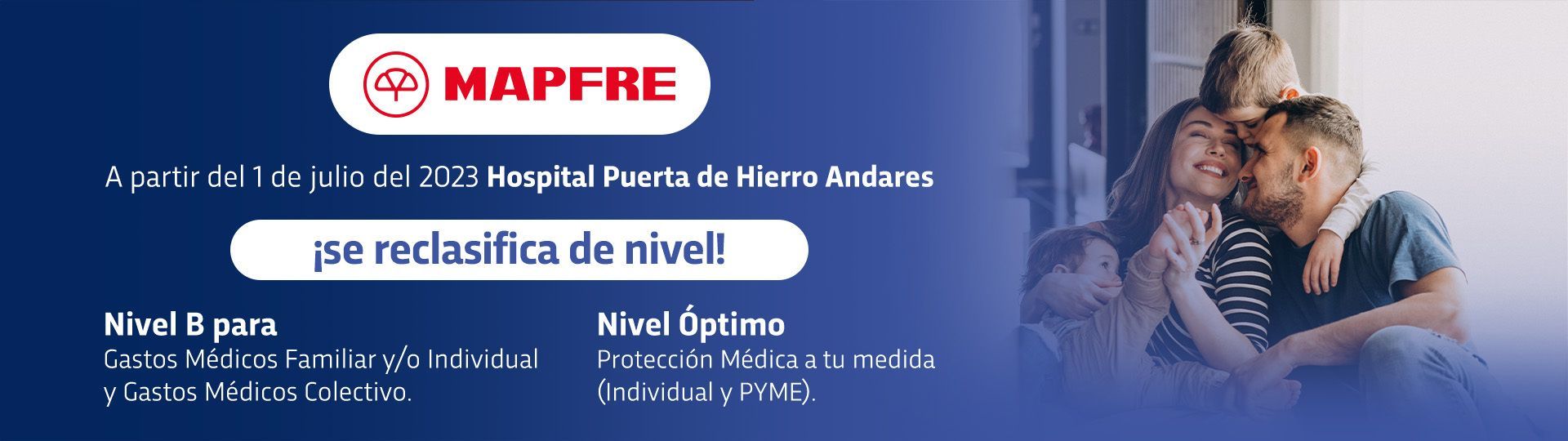 MAPFRE: Nivel B y Óptimo - Hospitales Puerta de Hierro